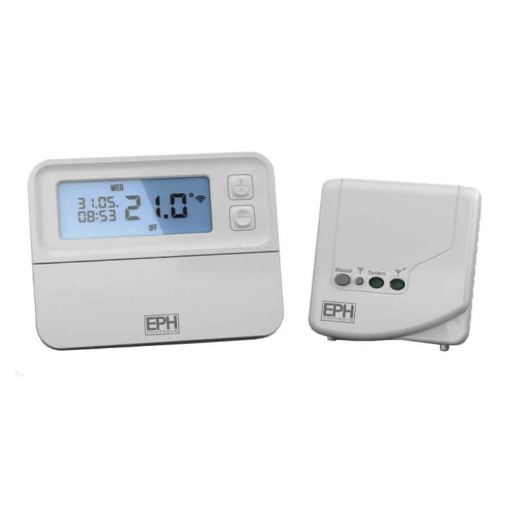 EPH CONTROLS CP4/COMBIPACK 4 PROGRAMMABLE RF THERMOSTAT & RECEIVER - Own4Less